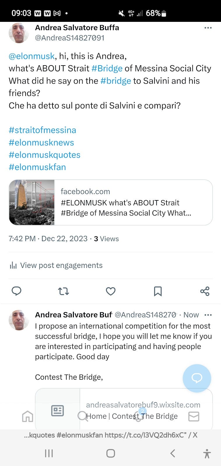 Best bridge in Sicily, Lettera alle assicurazioni per il ponte migliore ...