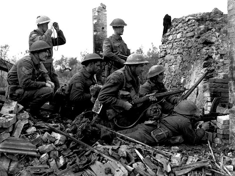 A troopship under air attack - by Martin Cherrett