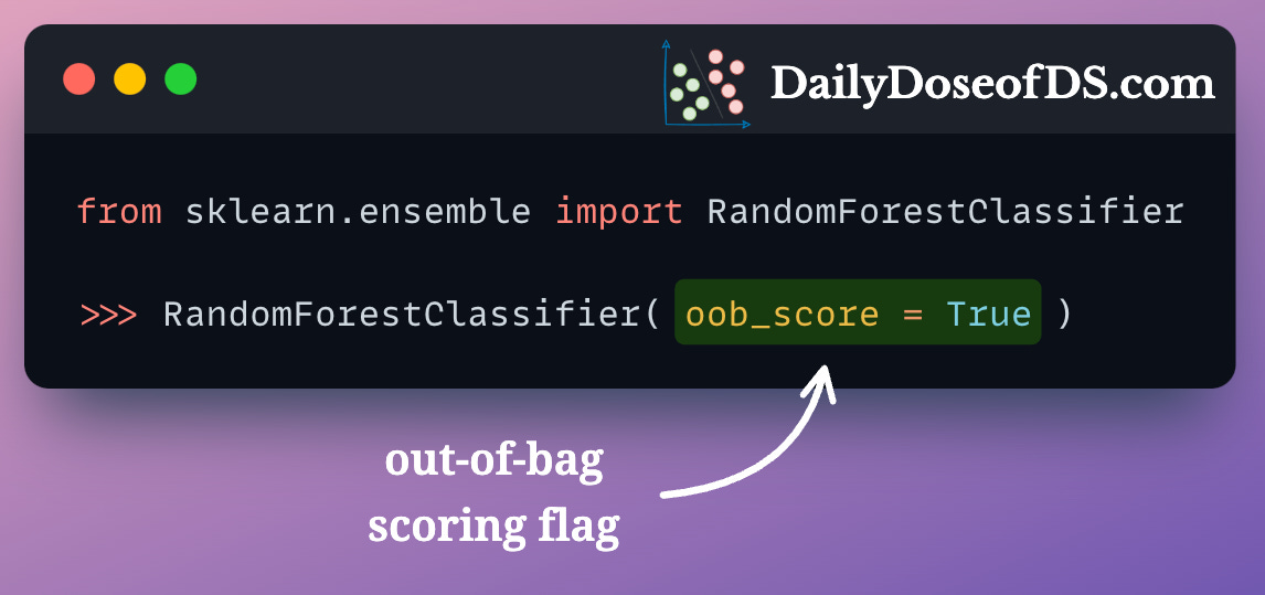 OOB Validation in Random Forest - by Avi Chawla