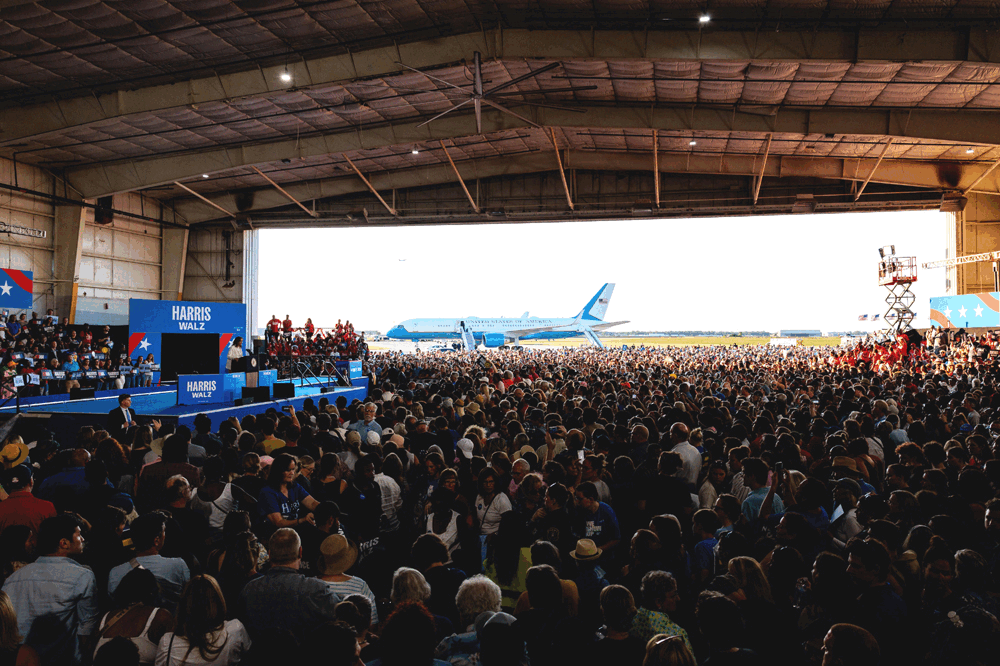 Trump rages ‘election interference’ with claim Kamala Harris rally ...