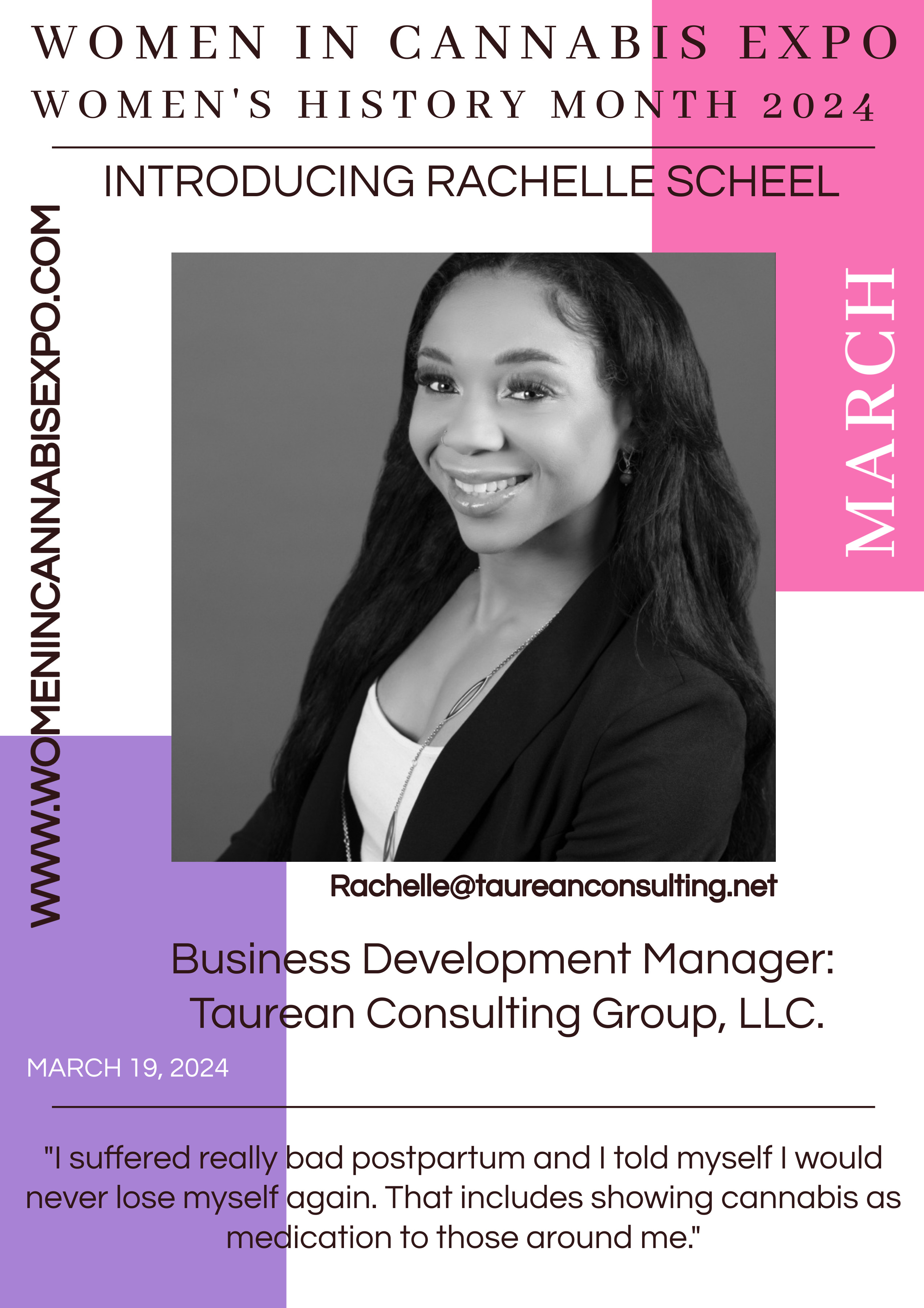 WICE Women's History Month Introduces Rachelle Scheel