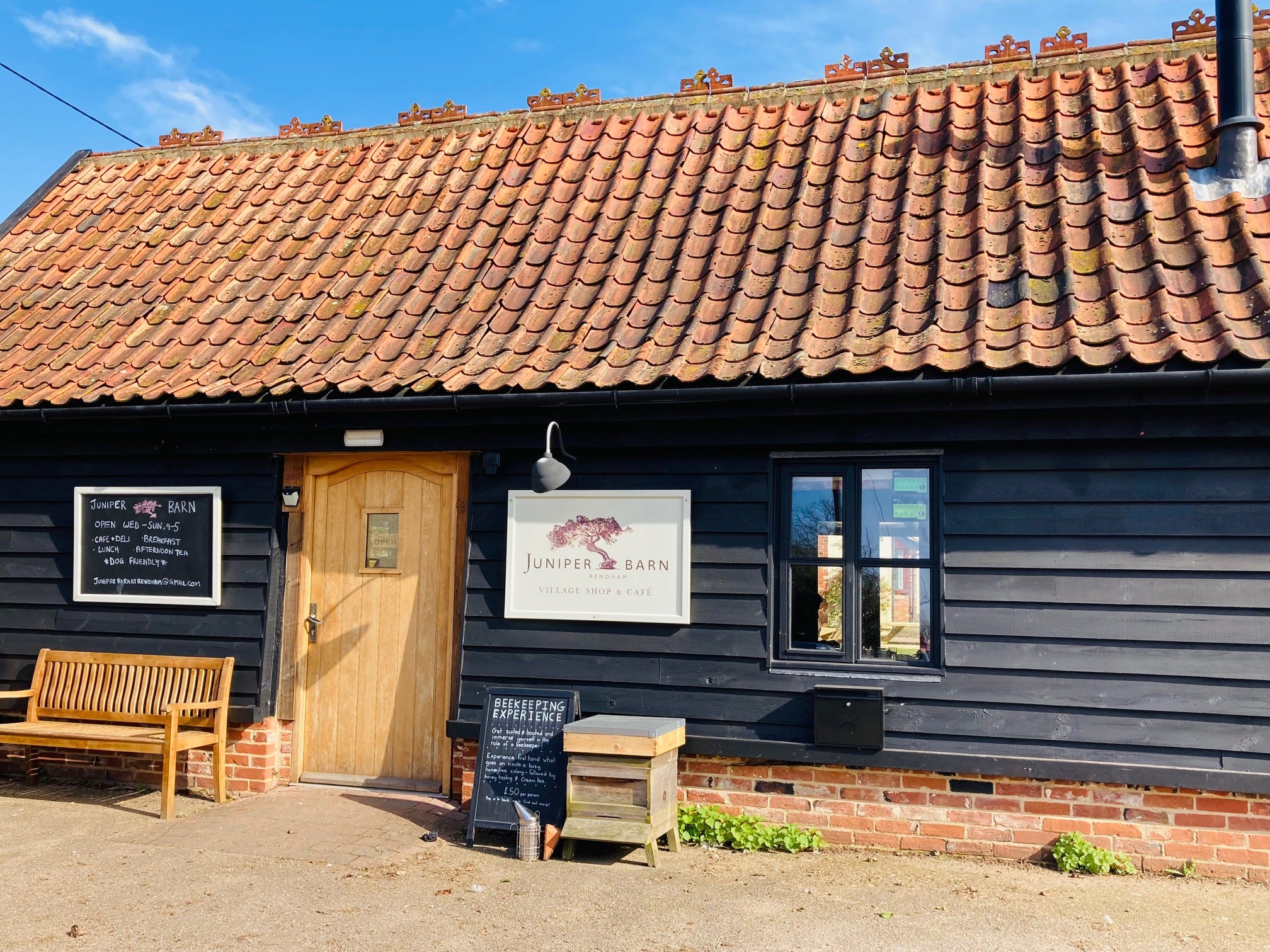 Food review of Juniper Barn Cafe and Deli in Rendham Suffolk