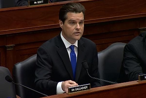 Matt Gaetz Succeeds In Getting Defense Sec To Yell At Him, Great Job ...