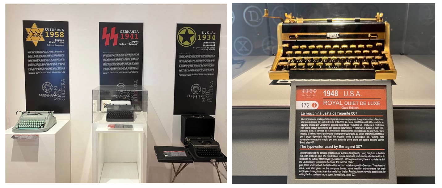 Departures and Arrivals (part 1), The Typewriter Museum, Books and Film ...