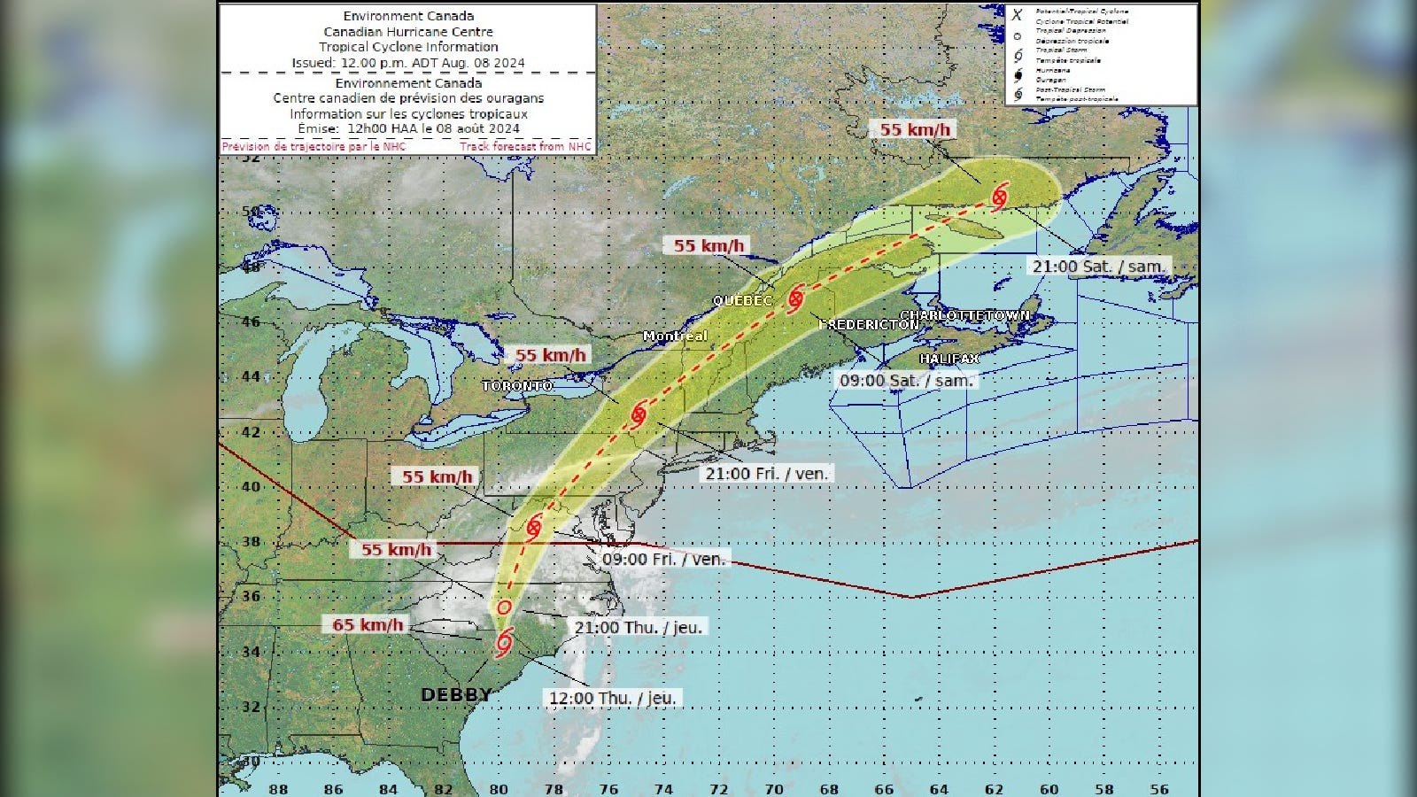 Debby does downpours - Fredericton Independent