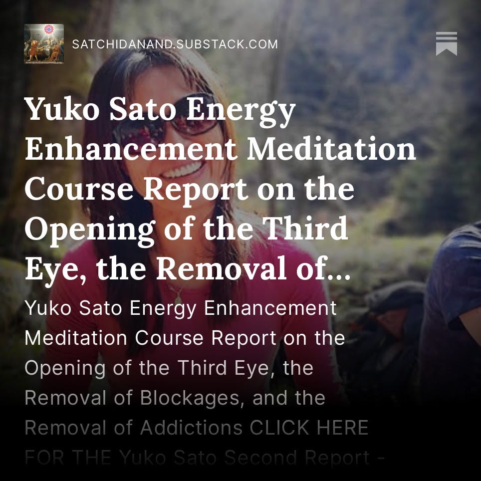 Yuko Sato Seventh Report - The Energy Enhancement Meditation Course Report on the Integration of ...