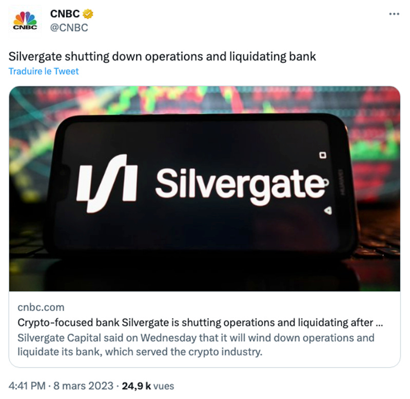 SVB, Silvergate, GNL US, déficit commercial français