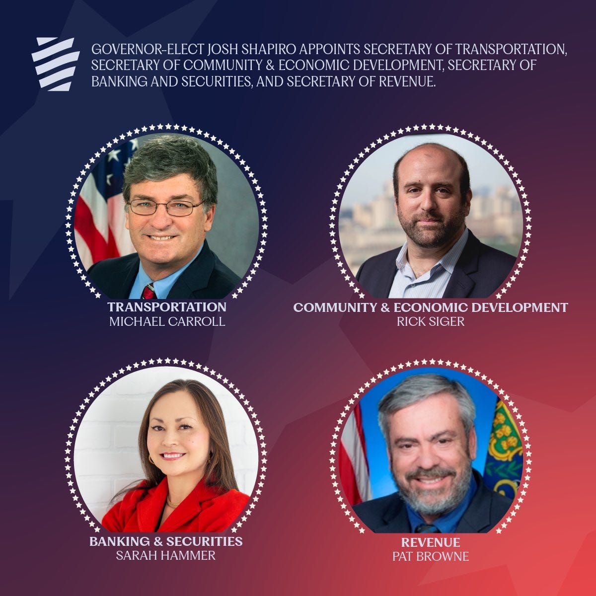 Gov.-elect Shapiro nominates Pat Browne as revenue chief