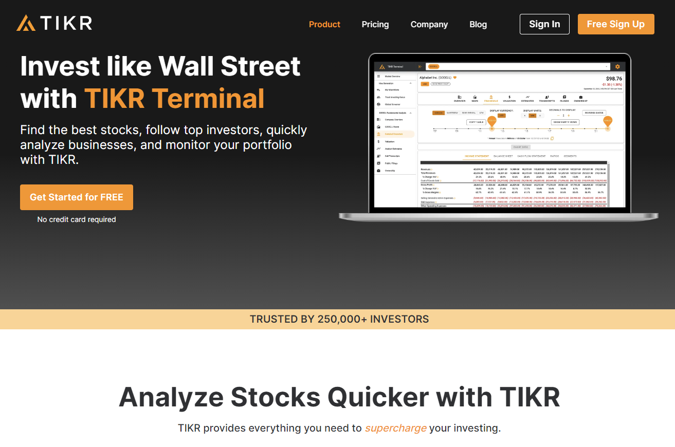 📚Cuenta de Rdos. y Márgenes (TIKR.com) - by Héctor Simora