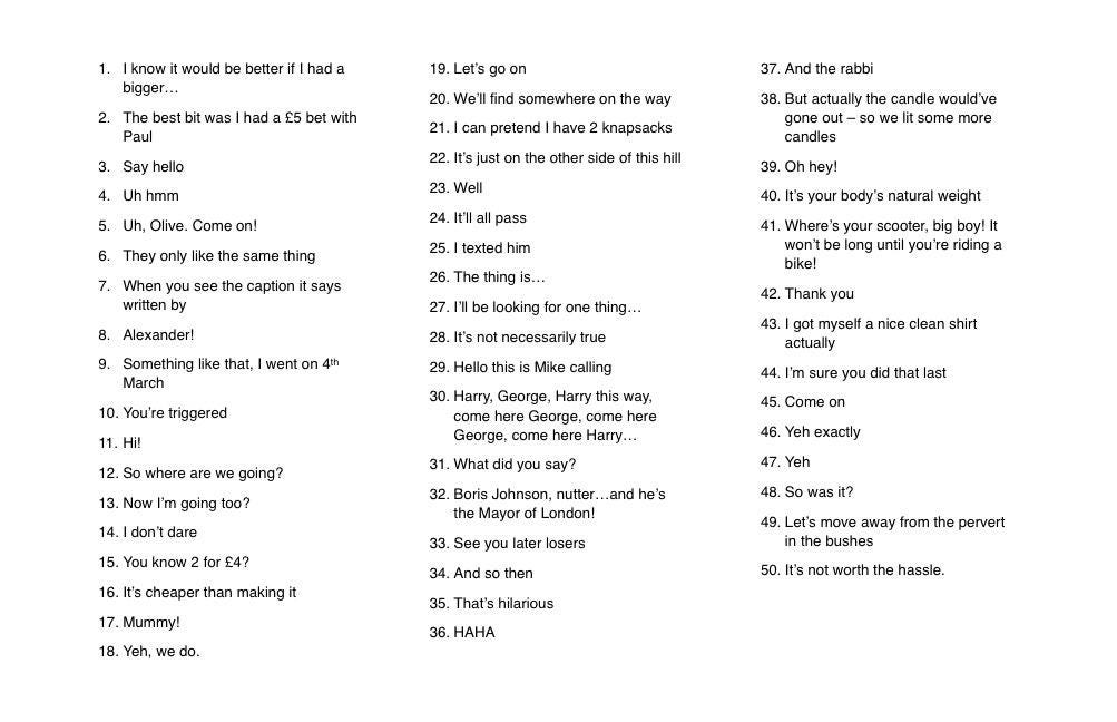 Conversation Collage - by Hermione Jones