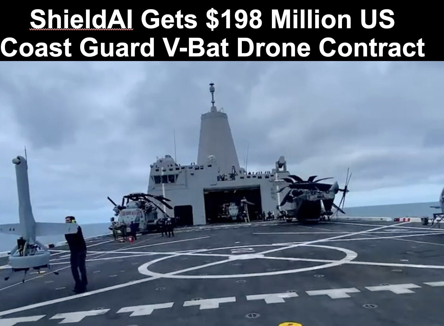 Coast Guard $198 Million Contract for V-BAT Drones