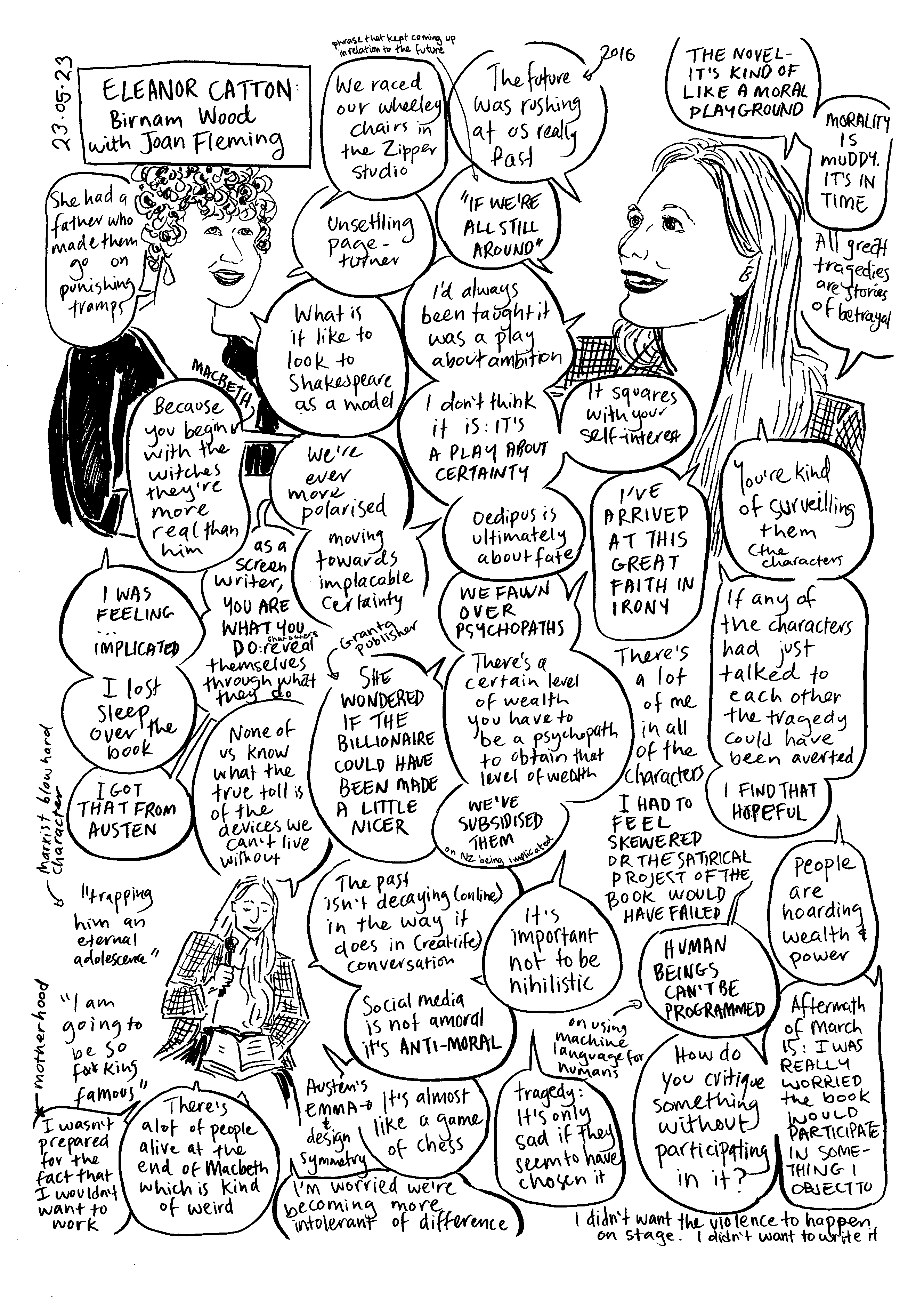 Eleanor Catton: BIRNAM WOOD - by Tara Black - Tara Comics