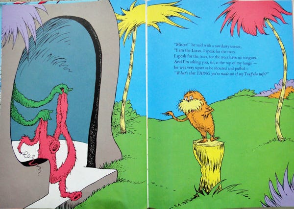 The Techno-Optimistic Lorax - by Tim Parsa - Parsaverse