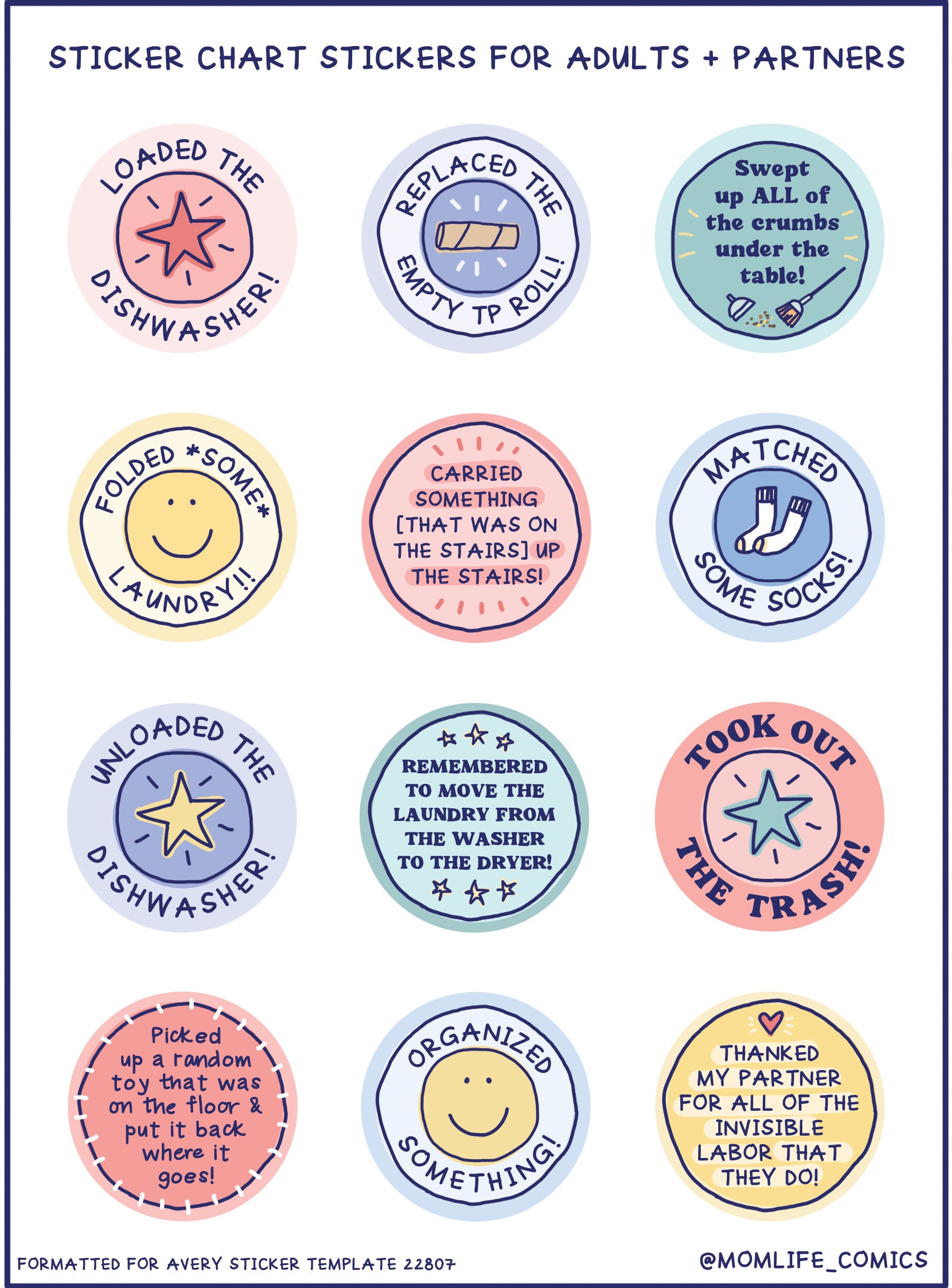 Sticker Charts for All! - by Mary Catherine Starr