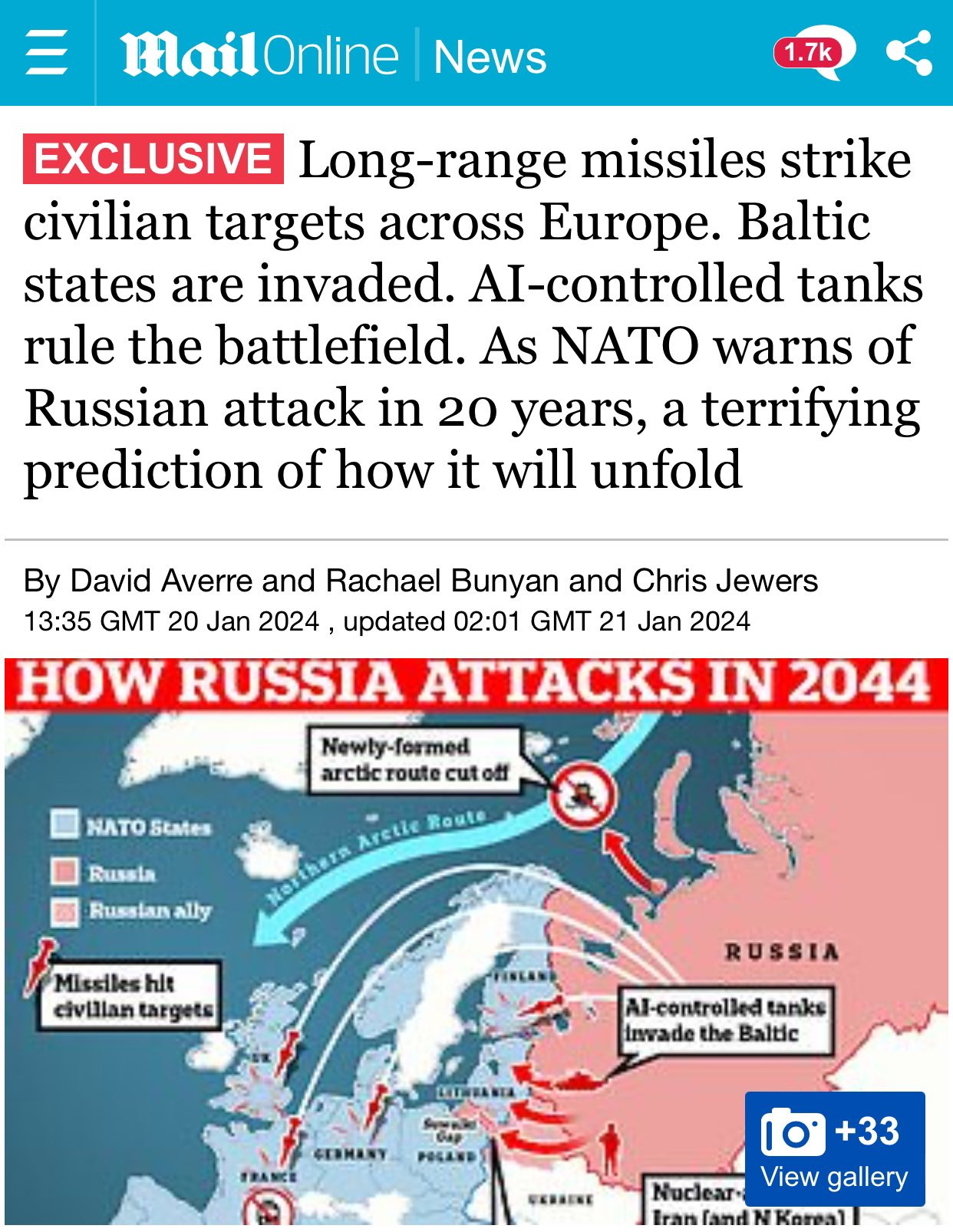 SITREP 1/22/24: Major Breakthroughs as AFU Defense Collapses in Avdeevka