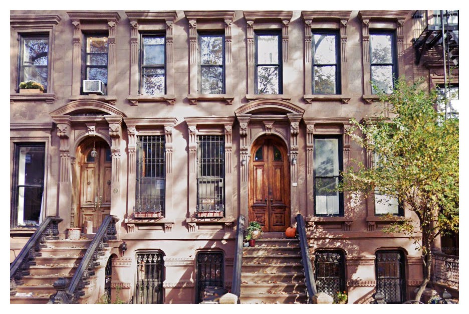 Architectural styles of New York Row houses and brownstones
