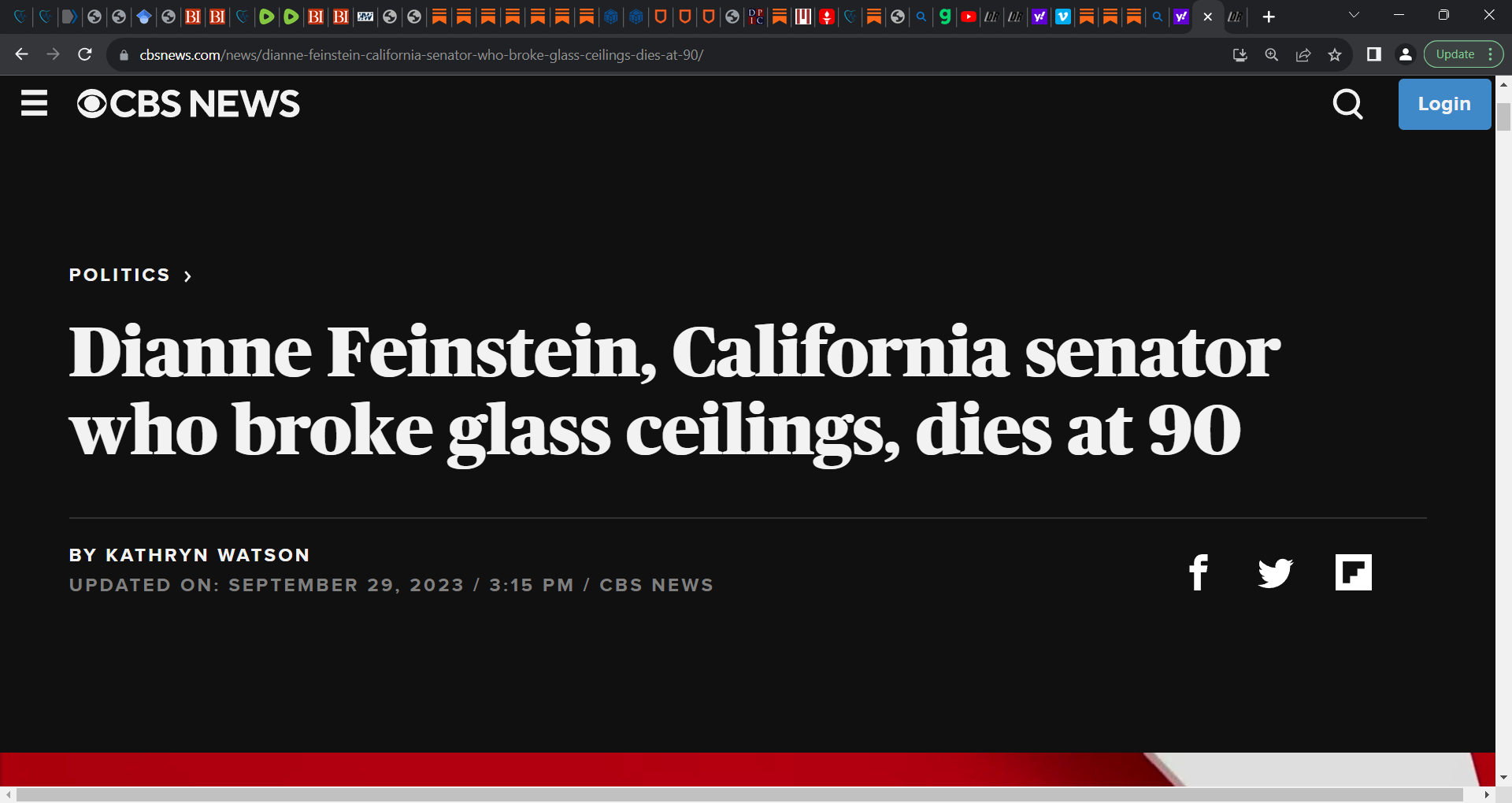 'Dianne Feinstein, United States Senator, California senator who broke ...