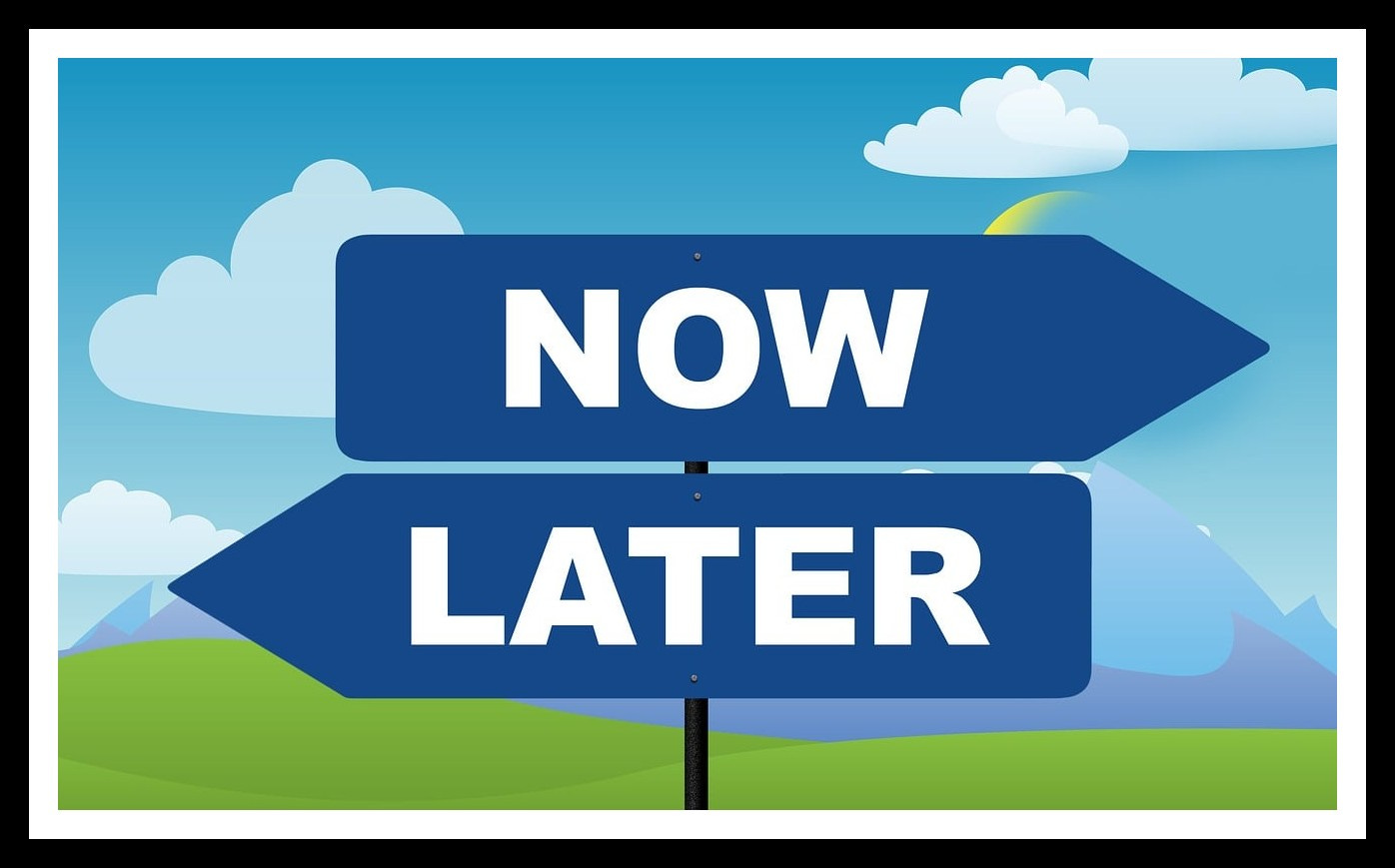 Procrastination: - by Carol Mossa - The Footloose Muse