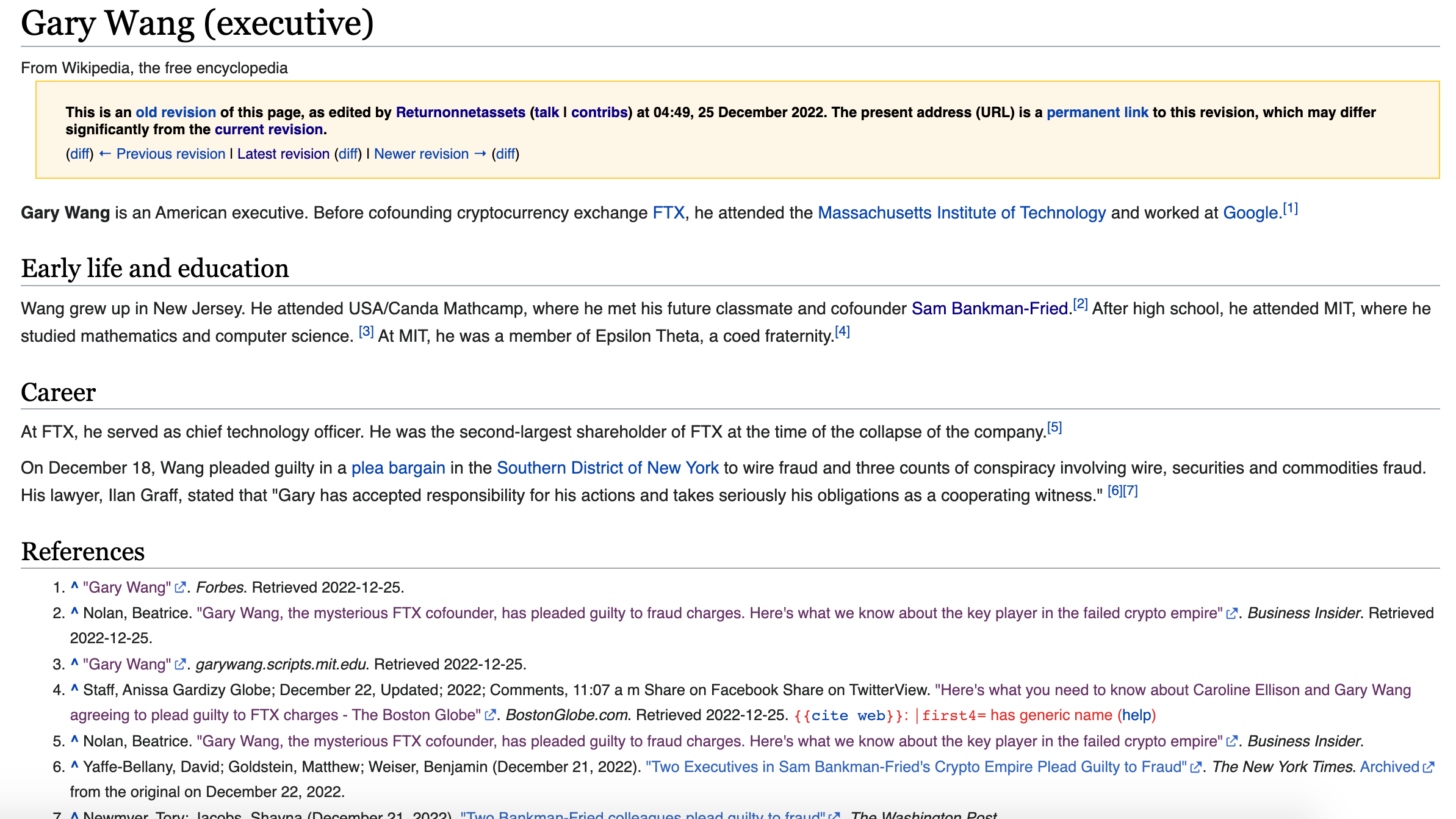 writing gary wang’s wikipedia page | MIT Admissions