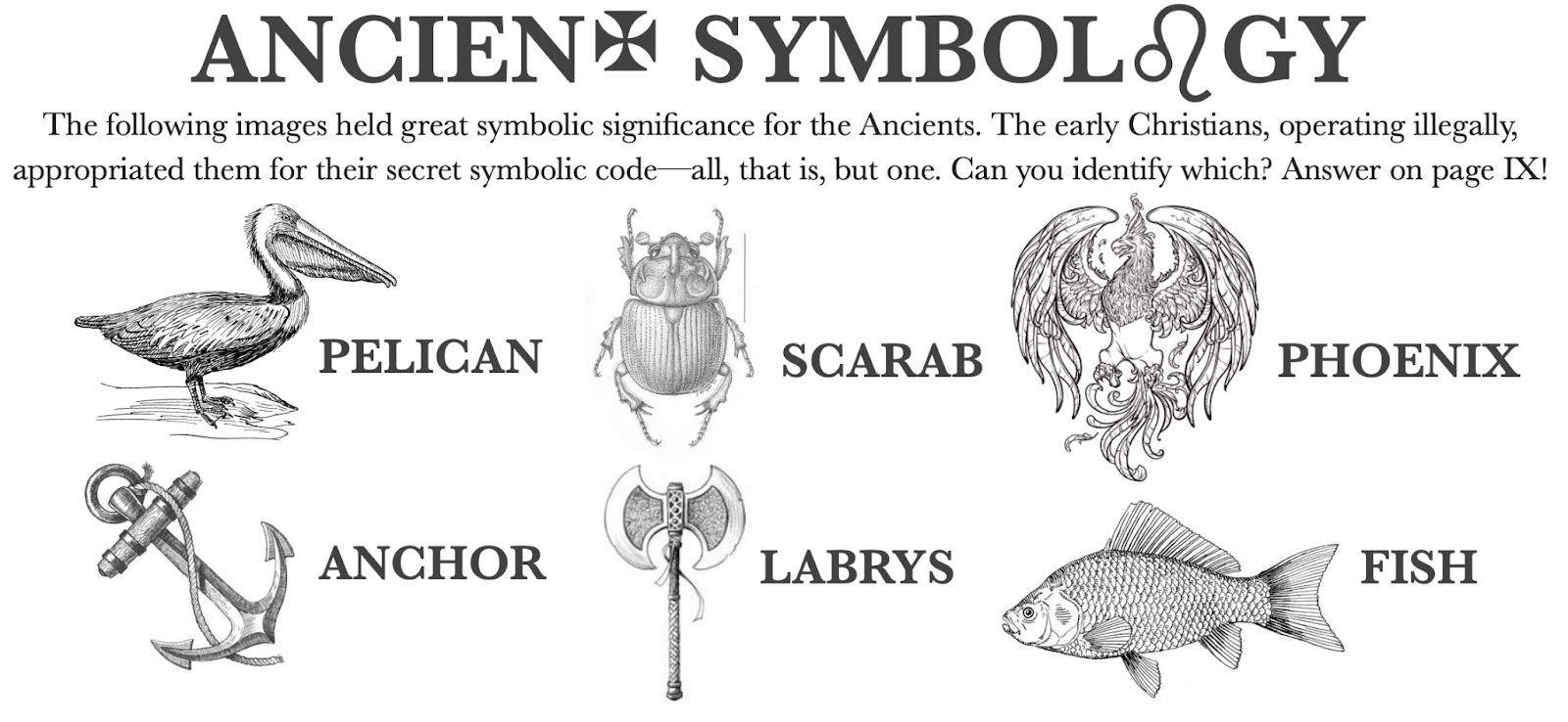 Early Christian Art Symbols