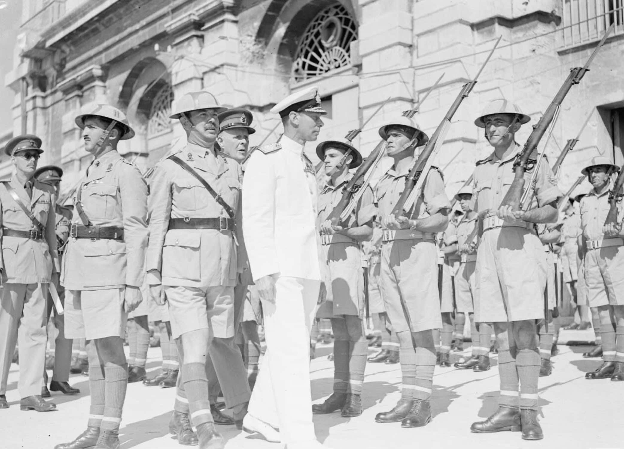 The King in Malta - by Martin Cherrett - World War II Today