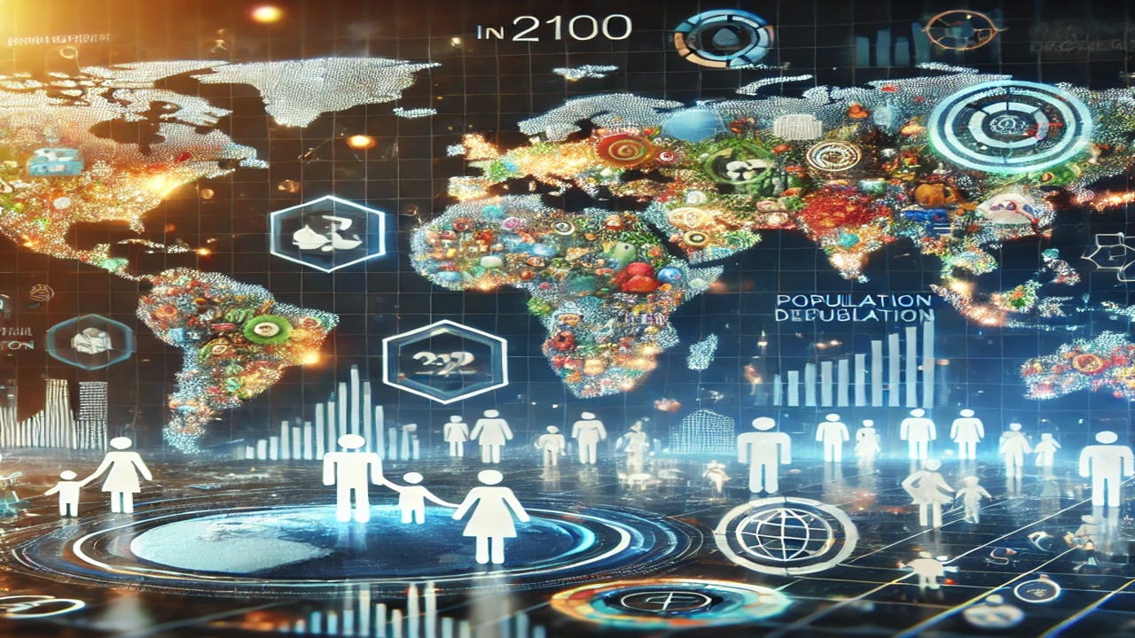 Global population projections for 2100