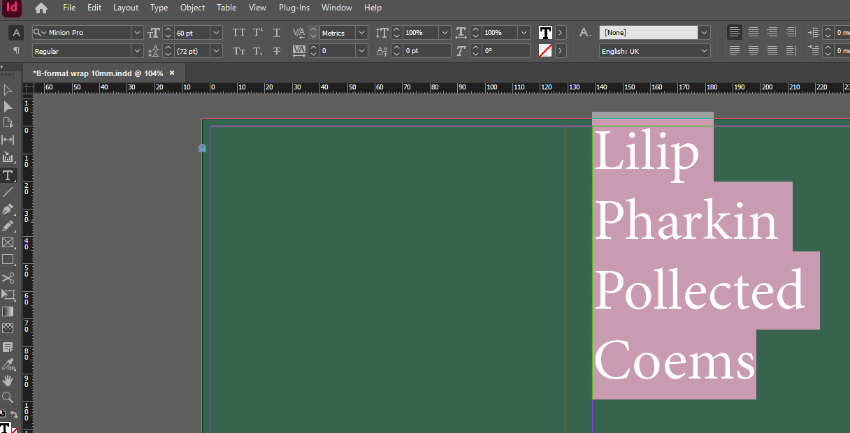 How to Design a Book Cover, Part One