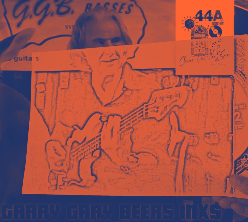 Garry Gary Beers INXS bassist performance video. "Shine Like The Sun ...