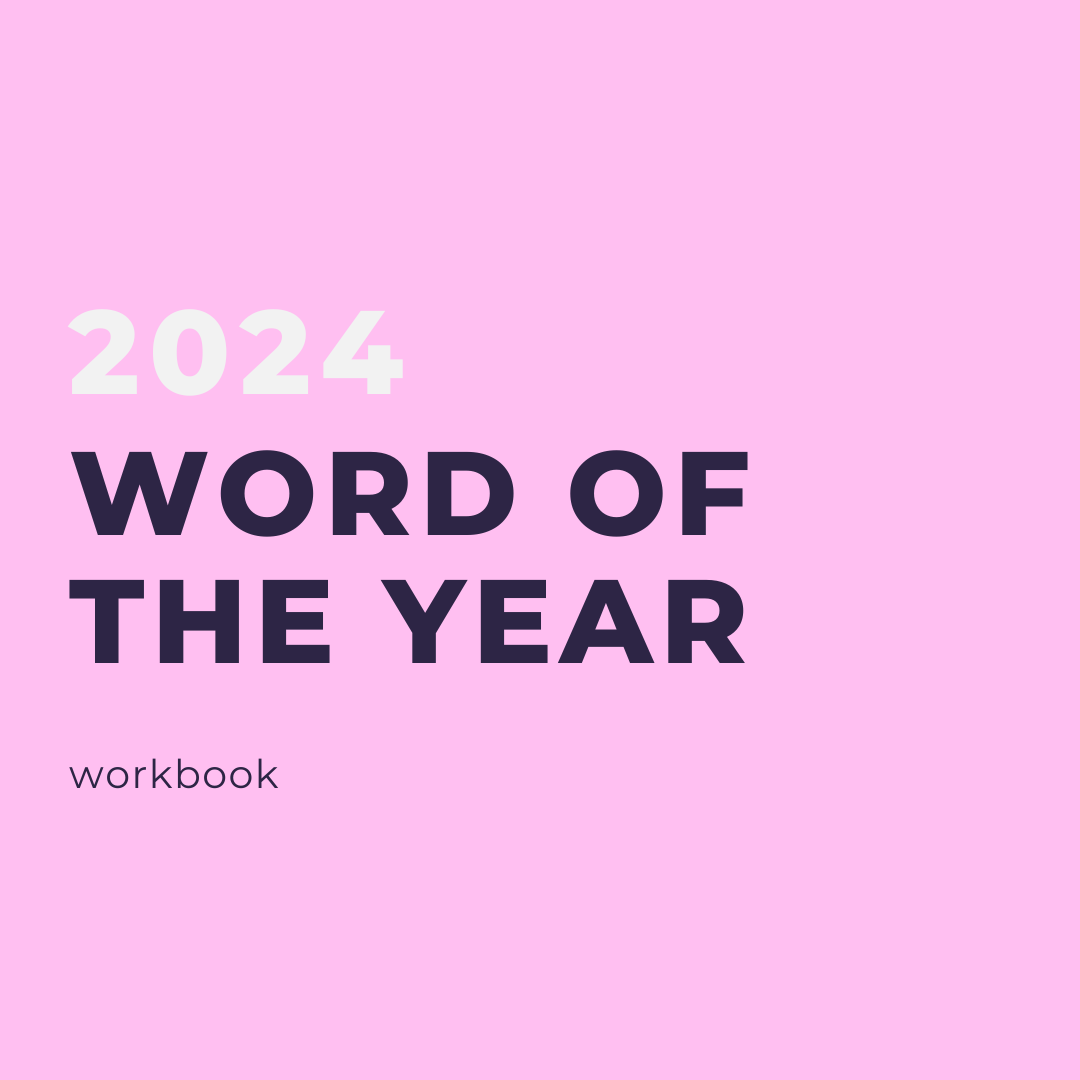 Dive into 2024 with a Word of the Year - by Paulette Erato