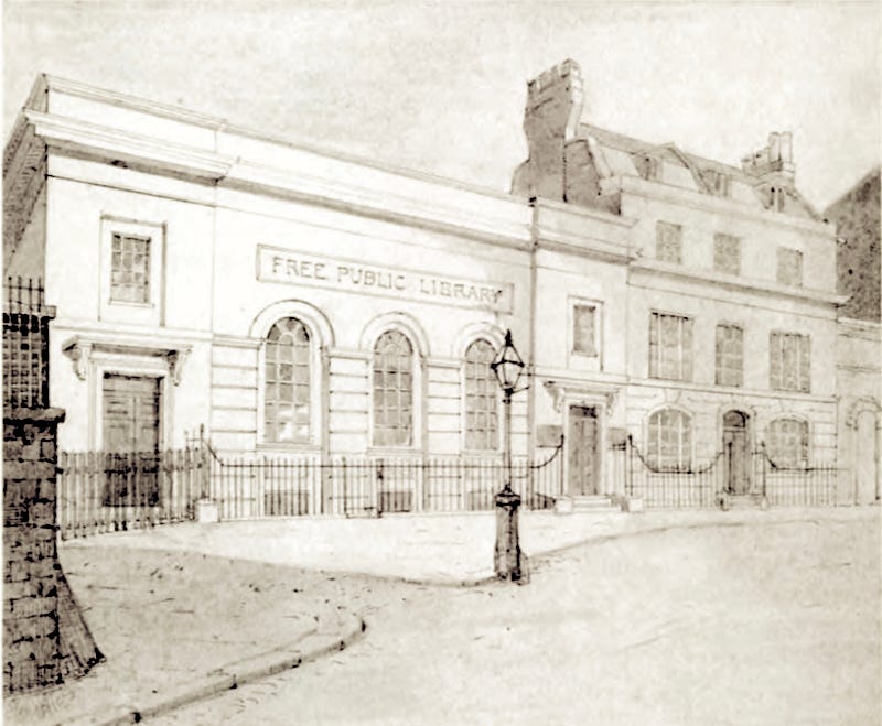 Where Was London's First Public Library? - by Matt Brown