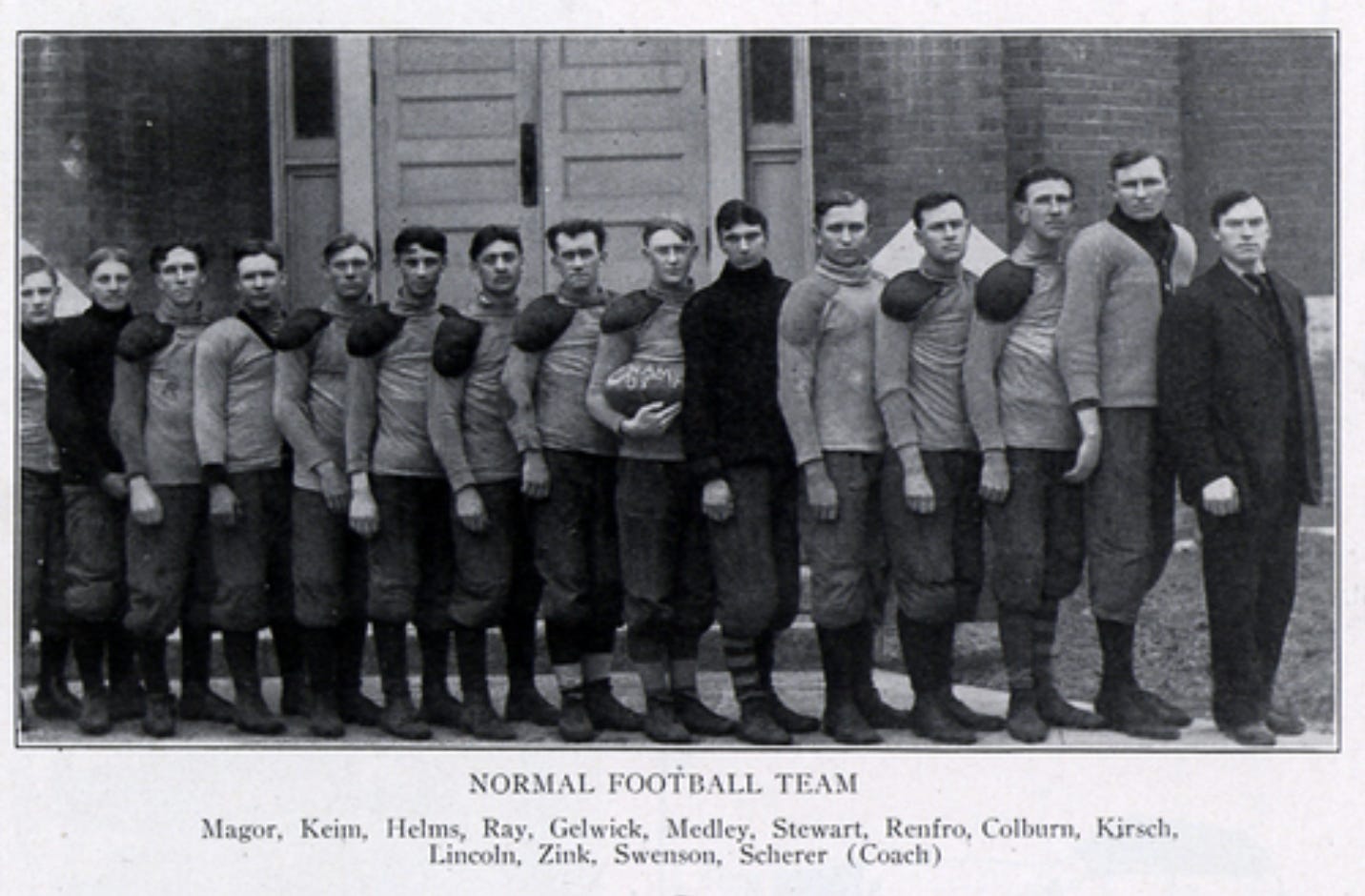 Today's Tidbit... Peru State Football 1908-1910