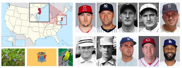 New Jersey's Baseball All-Time Dream Team - by Tom Stone