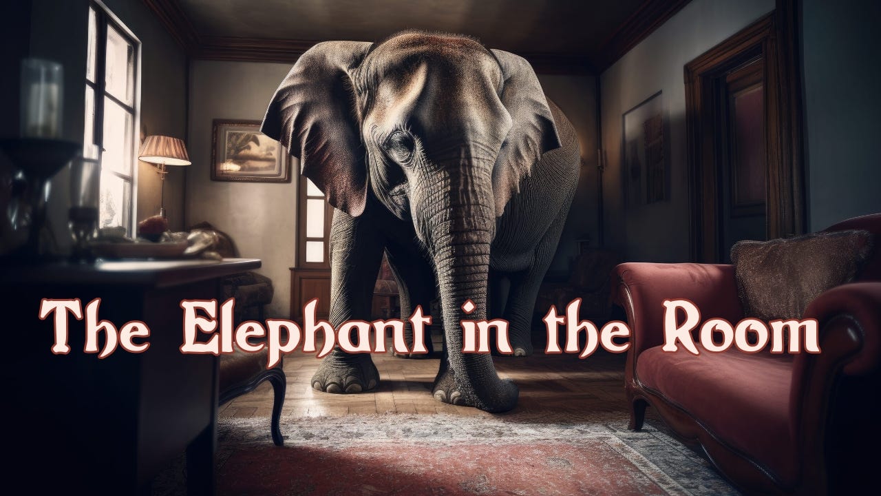 The Elephant in the Room - by Dave Morrison