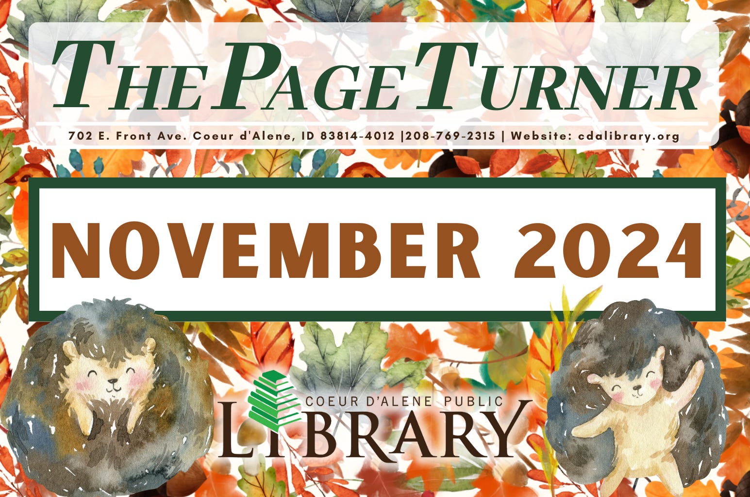 November Programming at the CDA Library