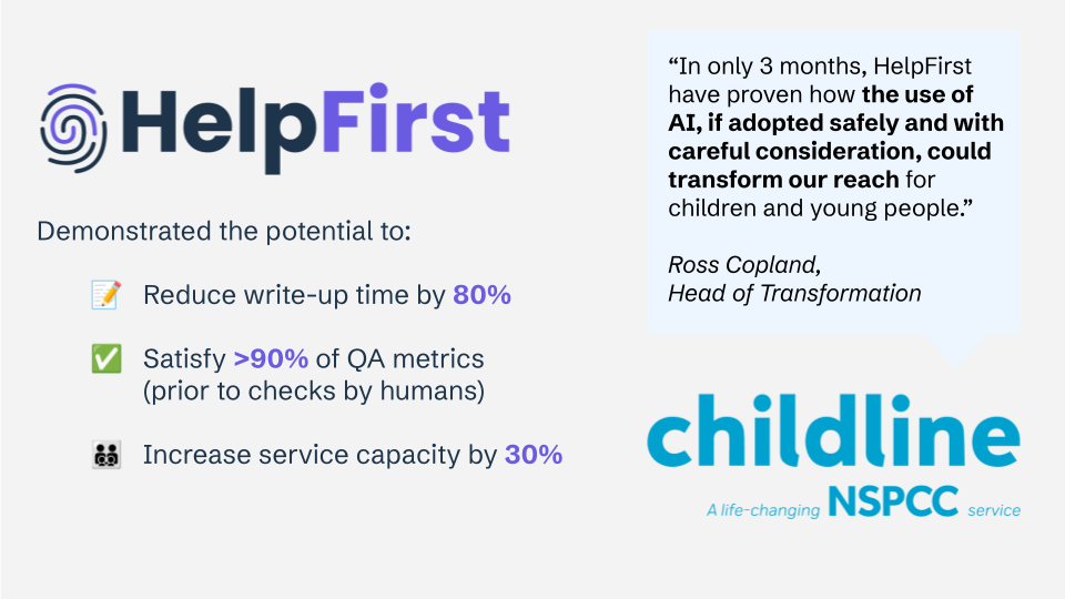 How AI could help Childline counsellors spend more time talking to children and young people