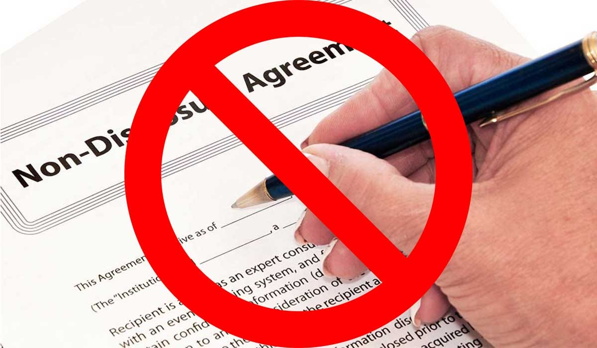 Why Non-Disclosure Agreements (NDAs) are detrimental to the witness of ...