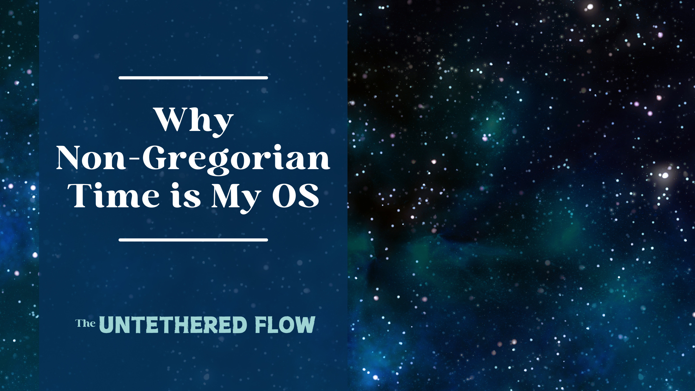 Why Non-Gregorian Time is My OS - by Jaimey Walking Bear