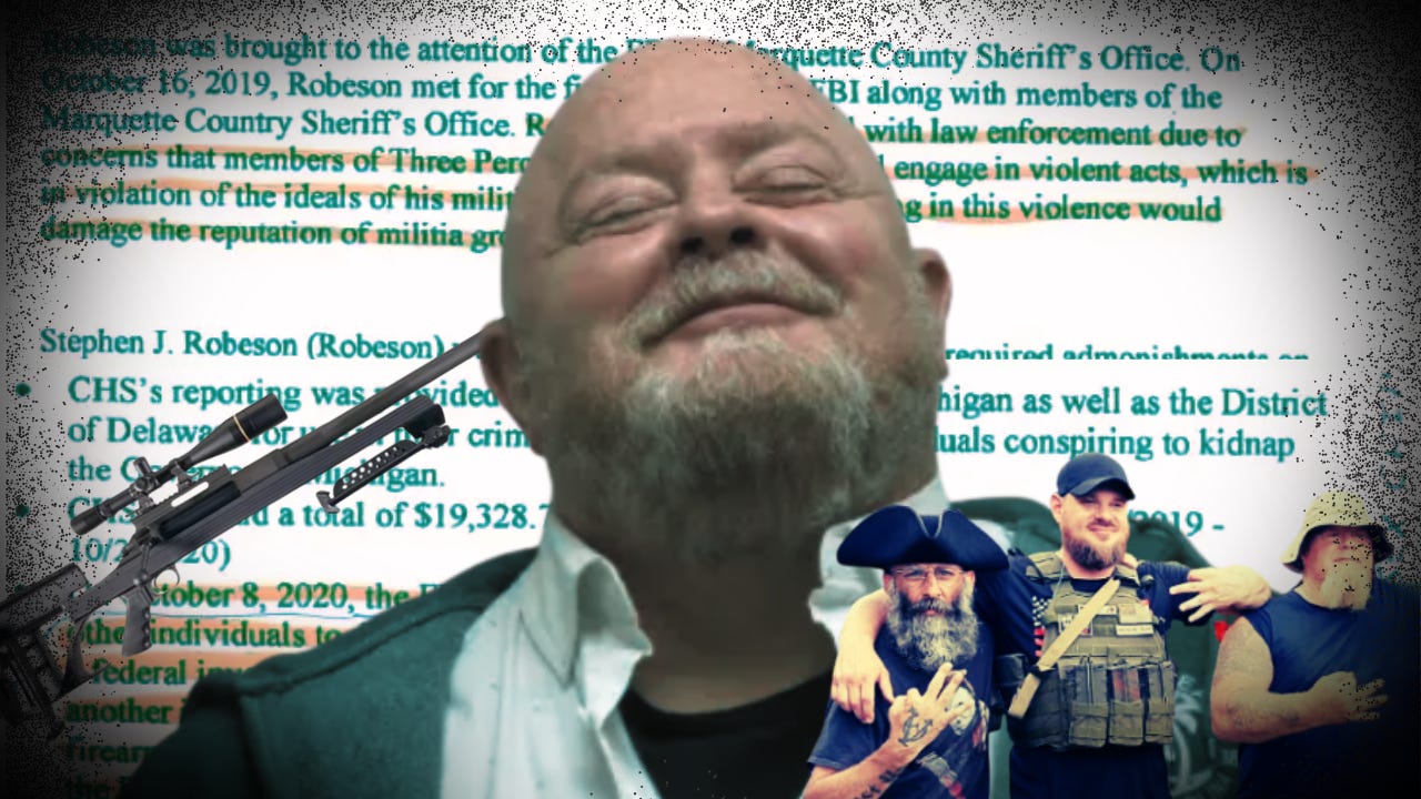 Publishing Whitmer "Kidnap Plot" Informant Steve Robeson's CHS File