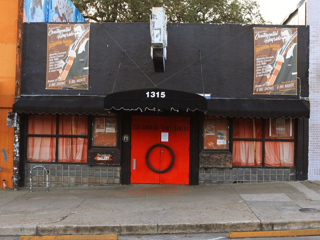 History of the Continental Club 1955-Present