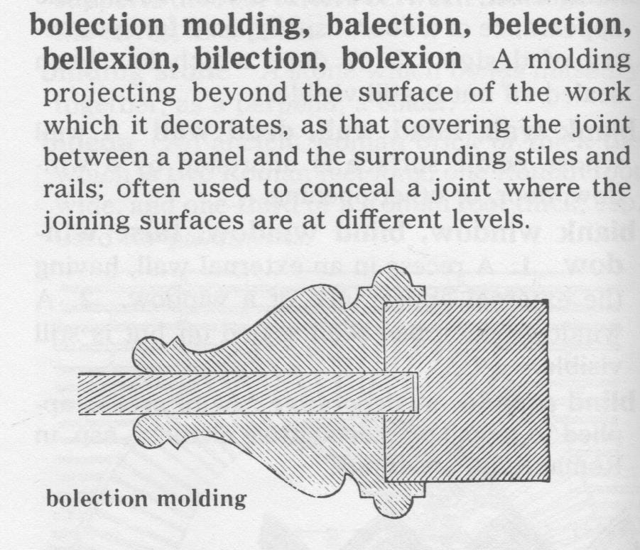 Cupboard progress; door moldings/frames