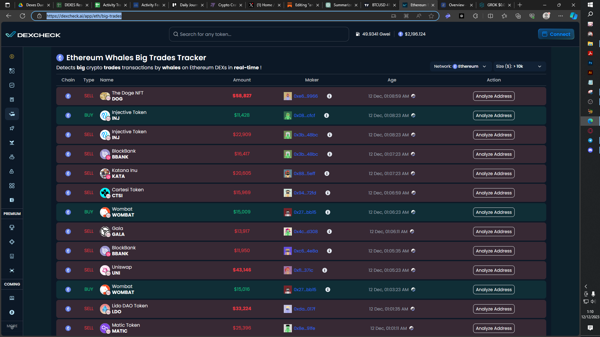 analyst-dex-11dec2023 - Icebricks's Journals