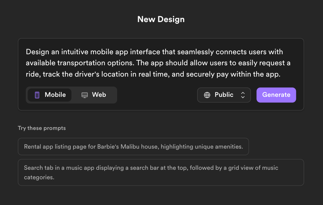 I tested 4 AI tools to generate UI from the same prompt