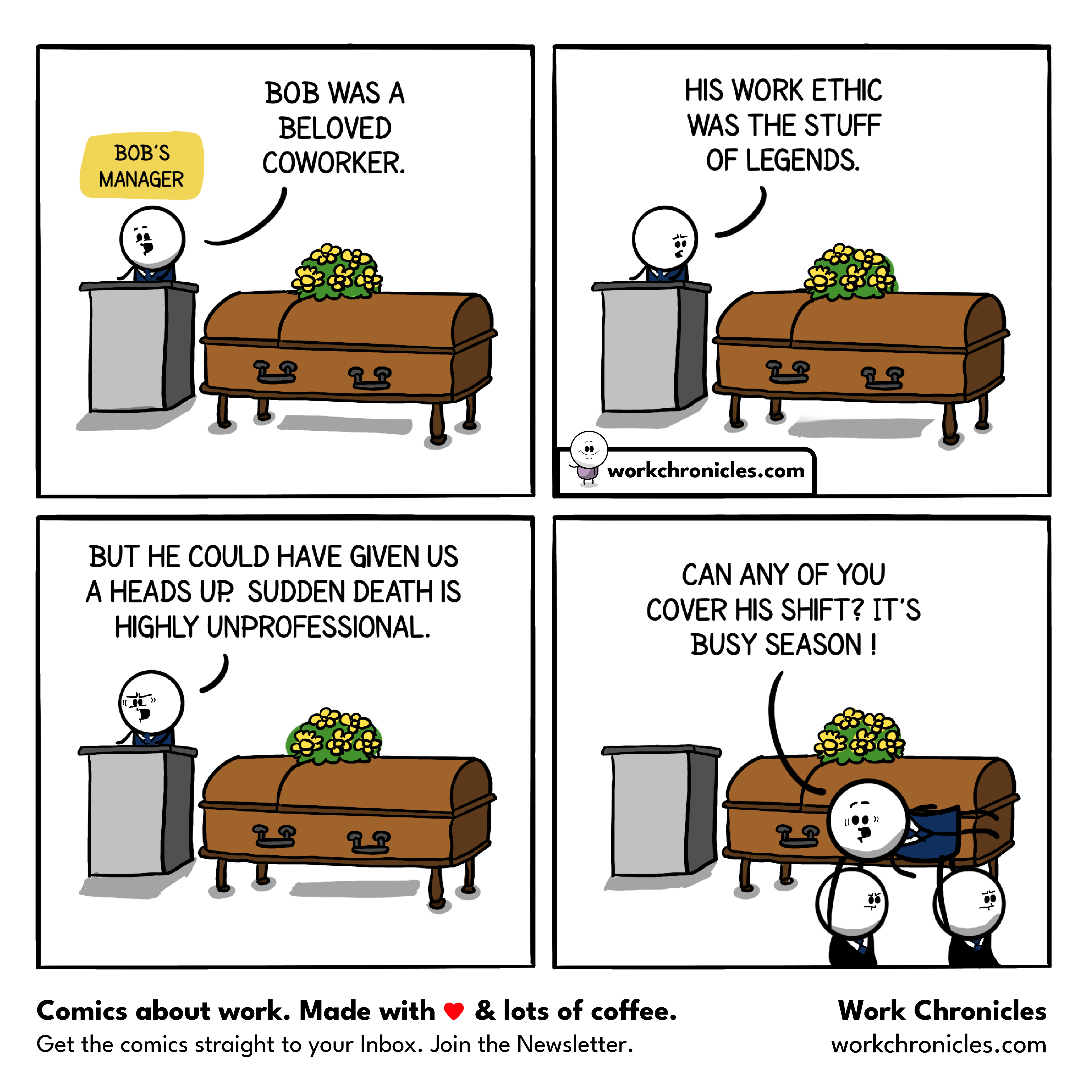 (comic) Unprofessional Behavior - Work Chronicles