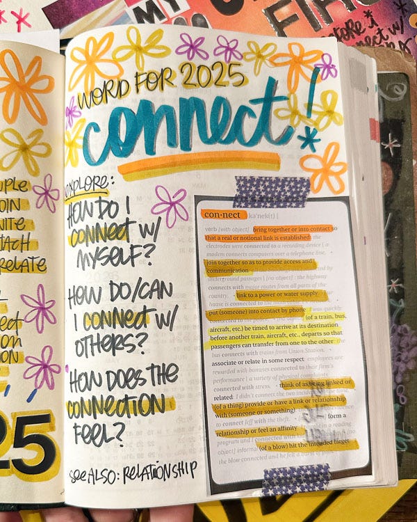 WORD OF THE YEAR 2025 - by Tracy Benjamin