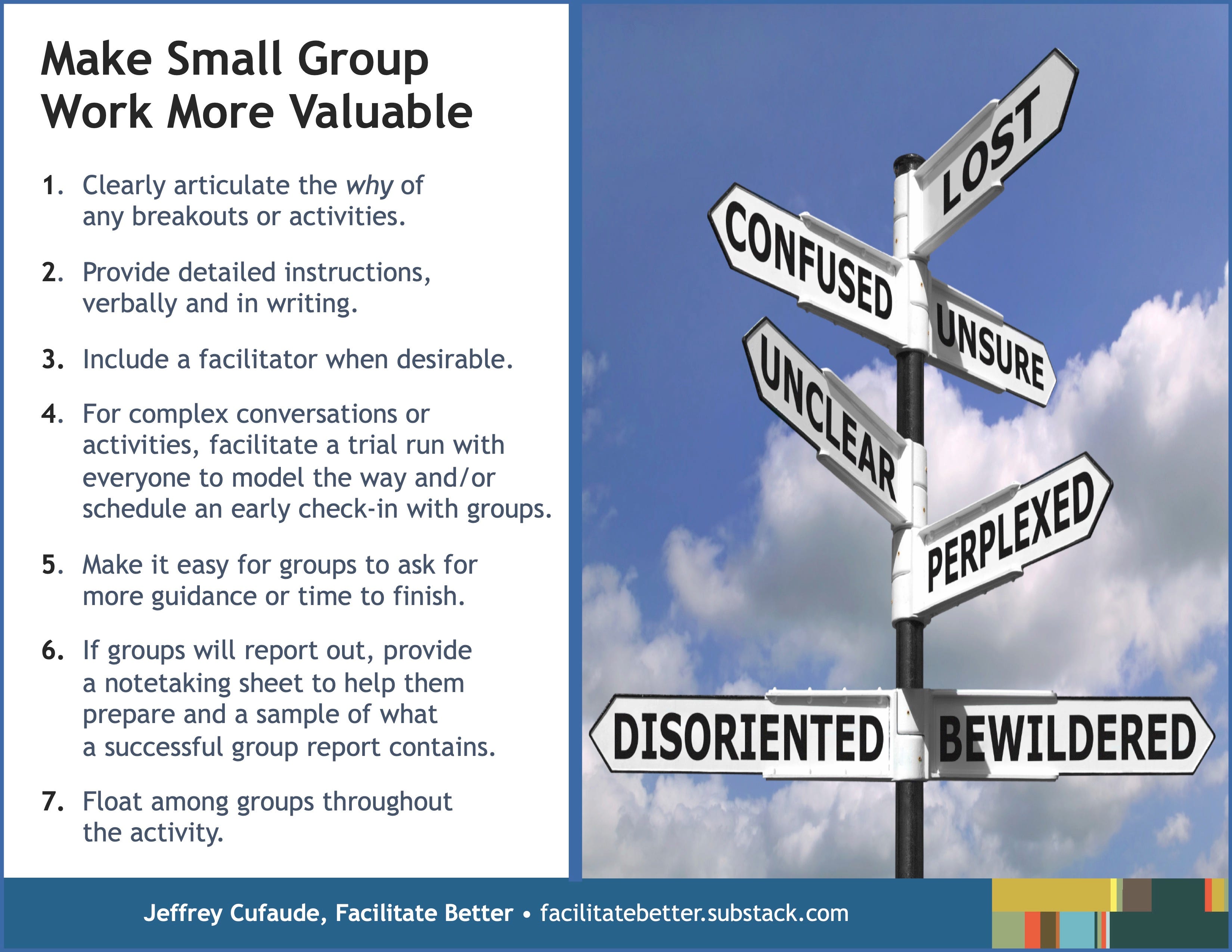 Design Small Group Work for Better Value (Facilitation Friday #12)