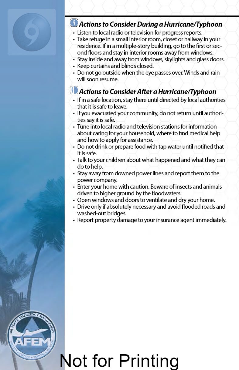 Air Force Emergency Preparedness Guide - by Defcon Level