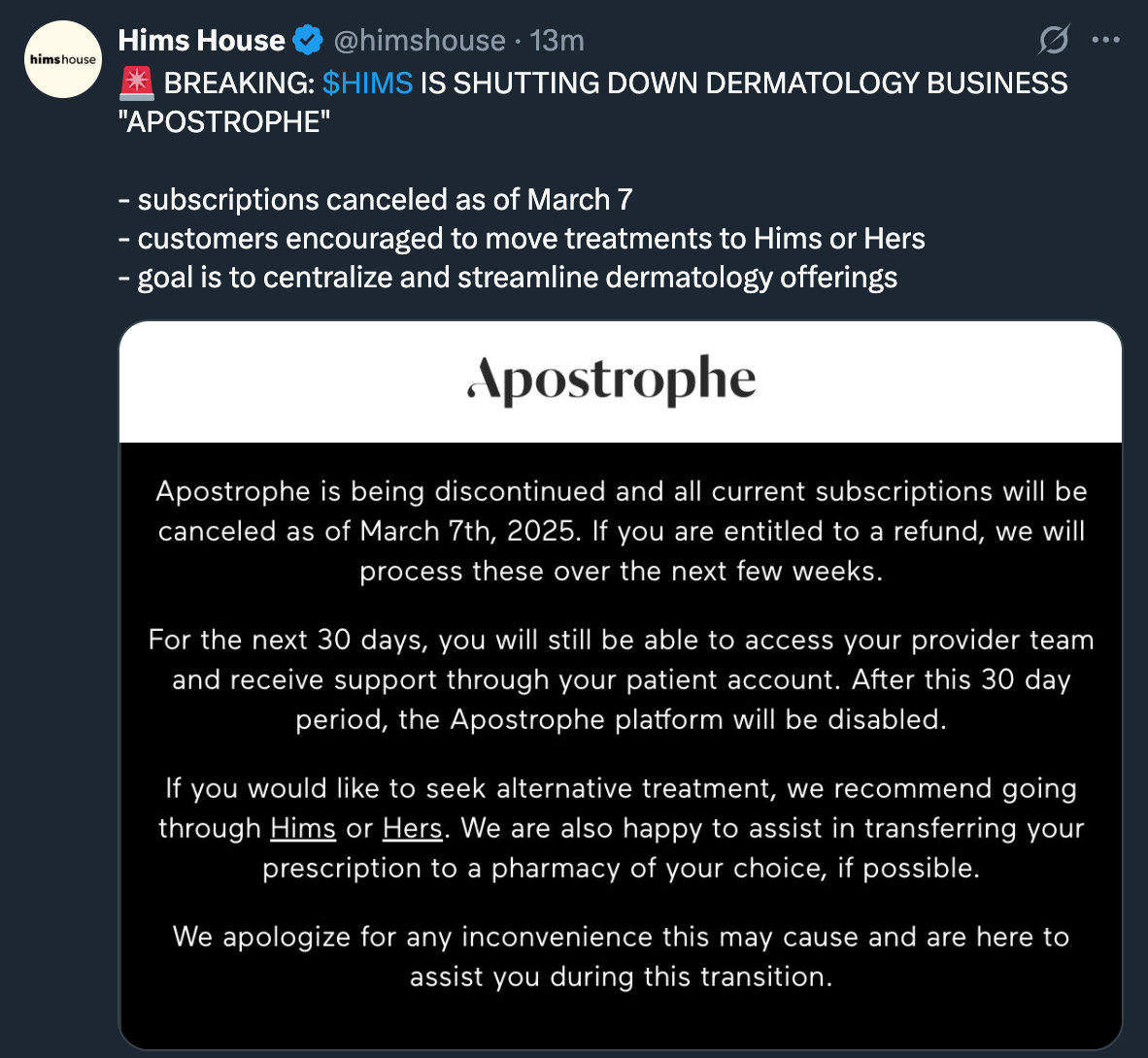 Hims Daily (Mar 7, 2025) - by Jonathan Stern - Hims House