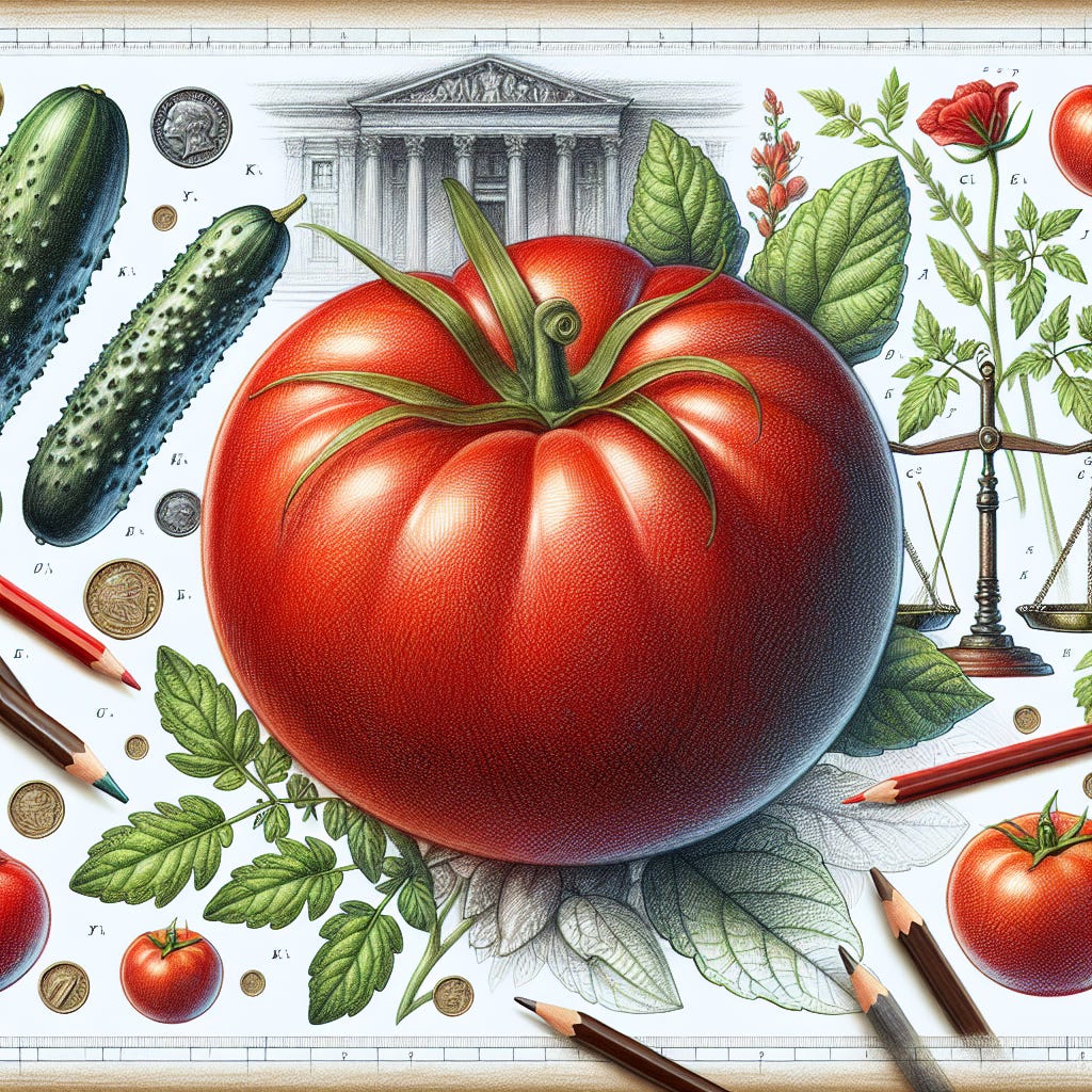 Is the Tomato a Fruit? - by Morten K - Peche Barchive Blog