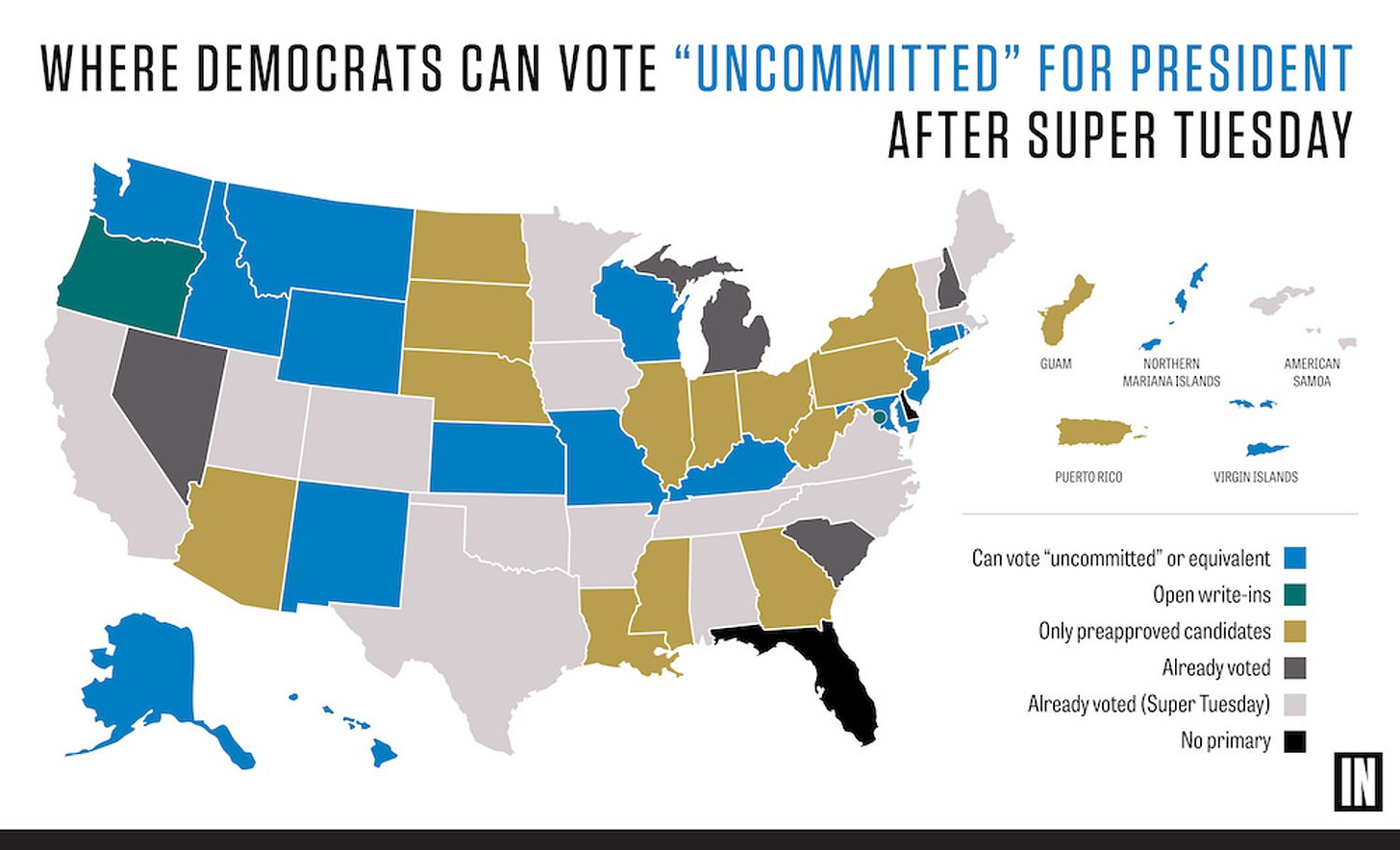 The State of the Uncommitted Vote