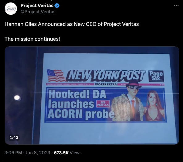 The True Story of the Implosion of Project Veritas, Part 2: How Hannah ...